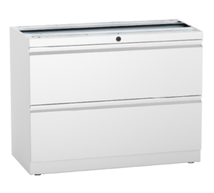 Work Surface Supporting Lateral File - Metalworks